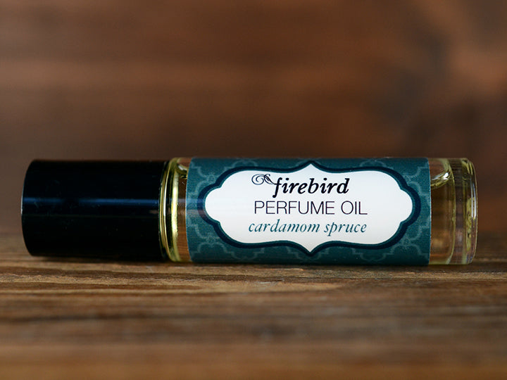 Cardamom Spruce Perfume – Firebird Bath & Body